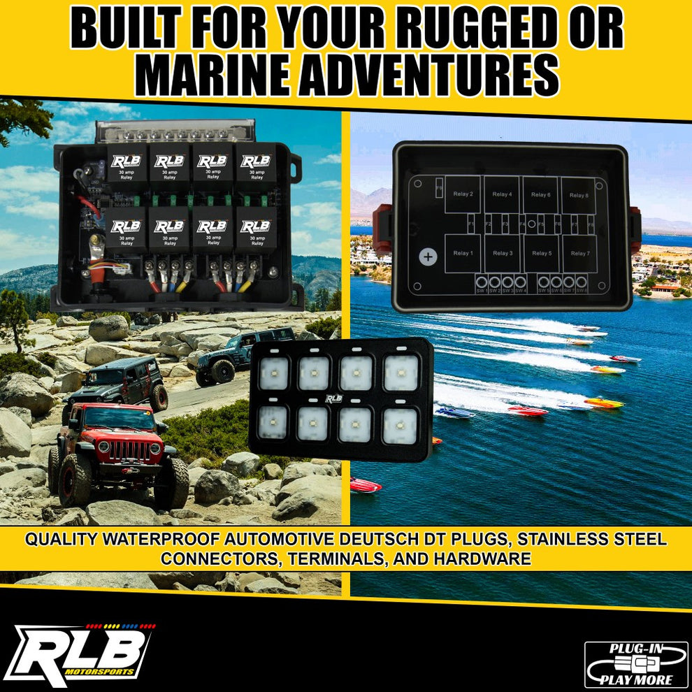 PRO8 Switch Panel – RLB Motorsports